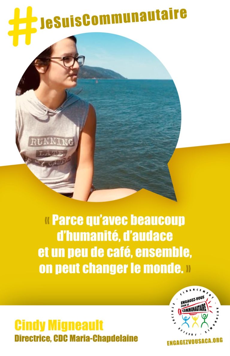 Travailler dans le communautaire - CDC Maria-Chapdelaine